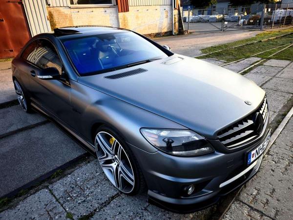 Grey Mercedes-Benz cl-63-amg 2009 in Siauliai, with an engine capacity of 6.30 L and mileage of 162 thousand km for 24999 €, photo 10 on AUTOMOTO.COM.LV