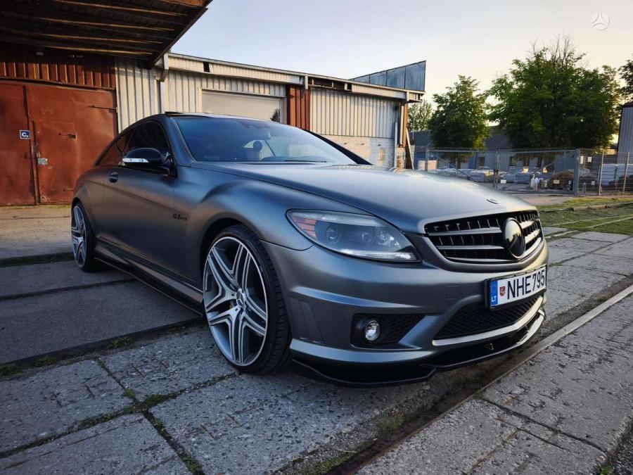 Pelēks Mercedes-Benz cl-63-amg 2009 Šauļi, ar dzinēja tilpumu 6.30 L un nobraukumu 162 tūkst. km par 24999 €, foto 25 vietnē AUTOMOTO.COM.LV