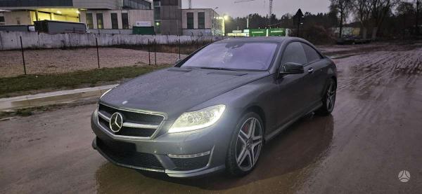 Grey Mercedes-Benz cl-63-amg 2011 in Vilnius, with an engine capacity of 5.46 L and mileage of 103 thousand km for 29700 €, photo 1 on AUTOMOTO.COM.LV