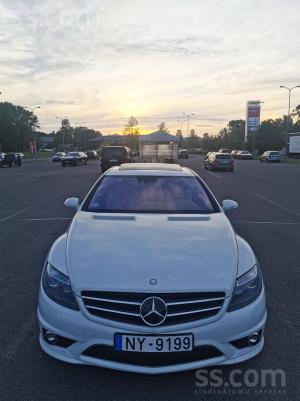 White Mercedes-Benz cl-63-amg 2008 in Riga, with an engine capacity of 6.20 L and mileage of 140 thousand km for 29000 €, photo 4 on AUTOMOTO.COM.LV