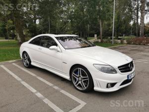White Mercedes-Benz cl-63-amg 2008 in Riga, with an engine capacity of 6.20 L and mileage of 140 thousand km for 29000 €, photo 12 on AUTOMOTO.COM.LV