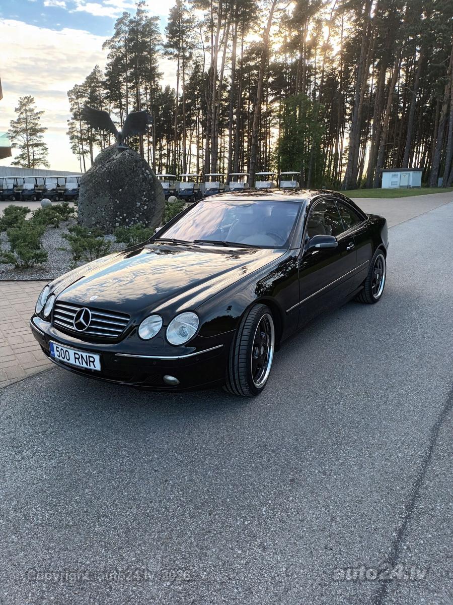Melns Mercedes-Benz CL-Class 2000 Pērnava, ar dzinēja tilpumu 5.00 L un nobraukumu 0 tūkst. km par 9999 €, foto 1 vietnē AUTOMOTO.COM.LV