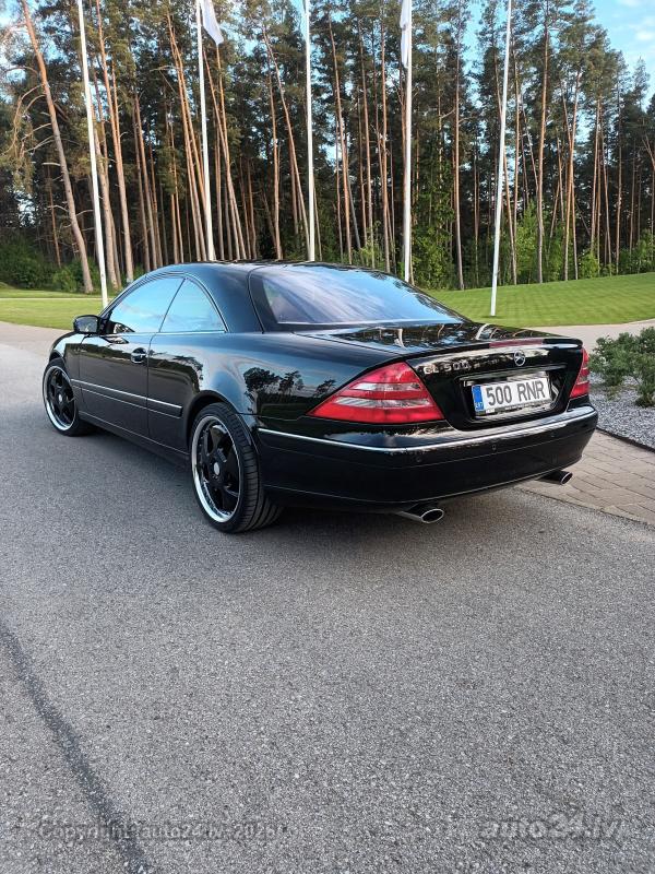 Melns Mercedes-Benz CL-Class 2000 Pērnava, ar dzinēja tilpumu 5.00 L un nobraukumu 0 tūkst. km par 9999 €, foto 4 vietnē AUTOMOTO.COM.LV
