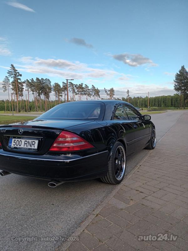 Melns Mercedes-Benz CL-Class 2000 Pērnava, ar dzinēja tilpumu 5.00 L un nobraukumu 0 tūkst. km par 9999 €, foto 5 vietnē AUTOMOTO.COM.LV