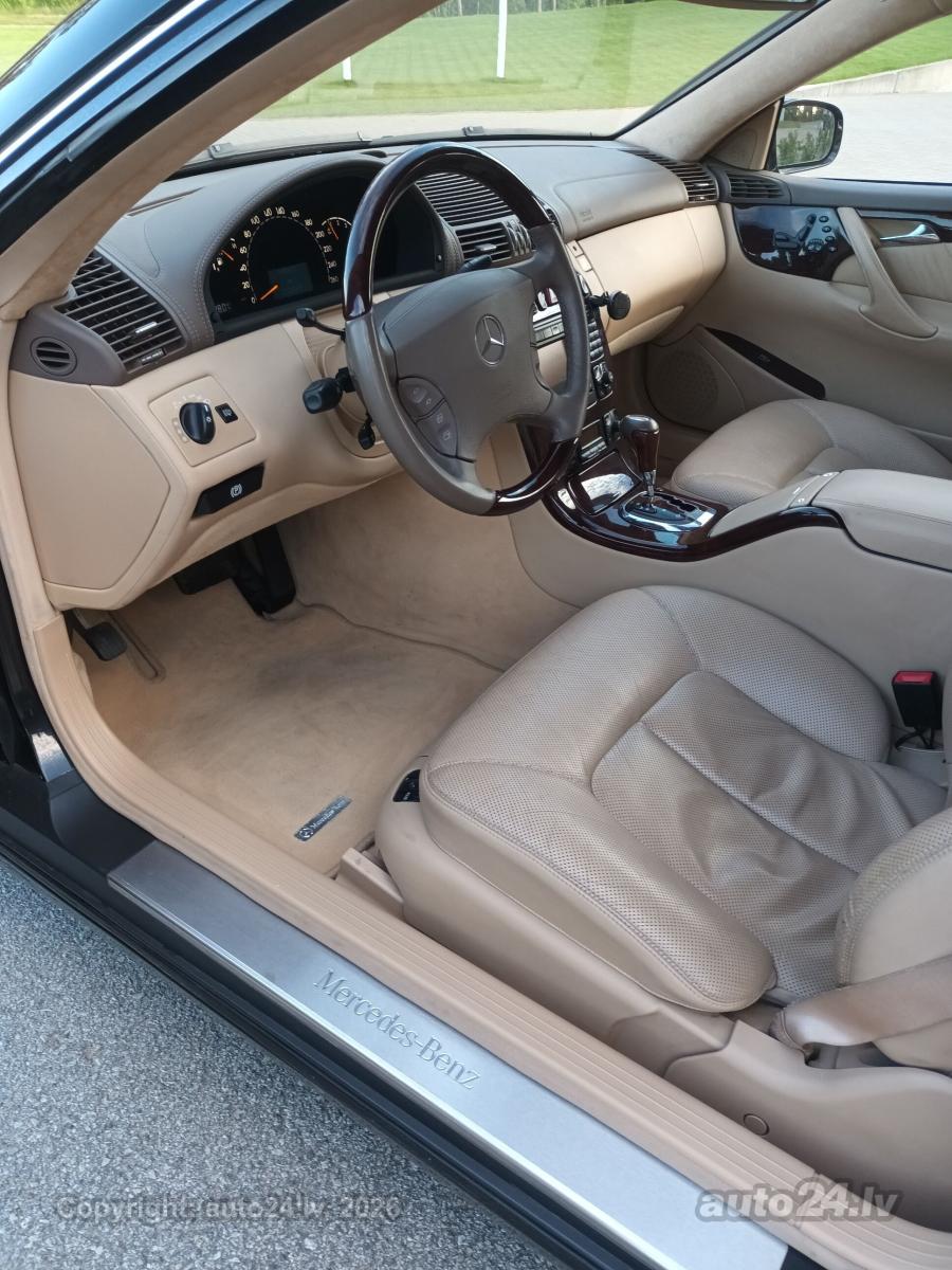 Melns Mercedes-Benz CL-Class 2000 Pērnava, ar dzinēja tilpumu 5.00 L un nobraukumu 0 tūkst. km par 9999 €, foto 9 vietnē AUTOMOTO.COM.LV