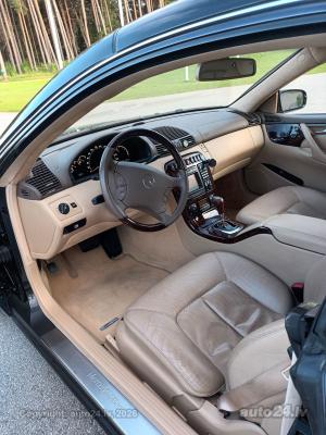 Melns Mercedes-Benz CL-Class 2000 Pērnava, ar dzinēja tilpumu 5.00 L un nobraukumu 0 tūkst. km par 9999 €, foto 11 vietnē AUTOMOTO.COM.LV