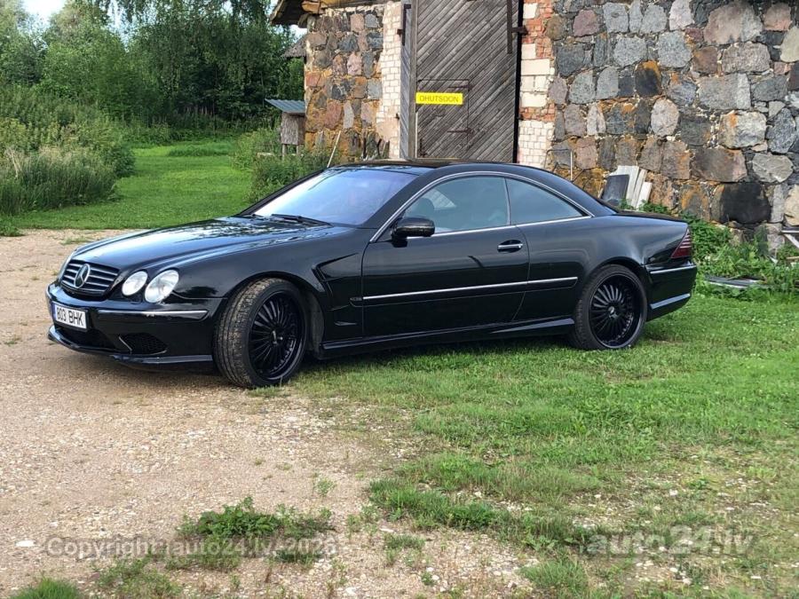 Melns Mercedes-Benz CL-Class 2000 Tallina, ar dzinēja tilpumu 5.00 L un nobraukumu 310 tūkst. km par 6500 €, foto 1 vietnē AUTOMOTO.COM.LV