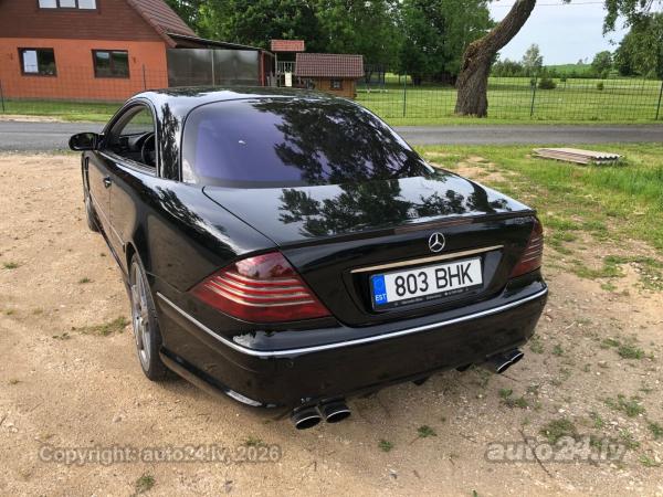 Black Mercedes-Benz CL-Class 2000 in Tallinn, with an engine capacity of 5.00 L and mileage of 310 thousand km for 6500 €, photo 6 on AUTOMOTO.COM.LV