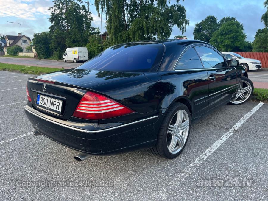 Melns Mercedes-Benz CL-Class 2003 Tallina, ar dzinēja tilpumu 5.00 L un nobraukumu 379 tūkst. km par 8850 €, foto 3 vietnē AUTOMOTO.COM.LV
