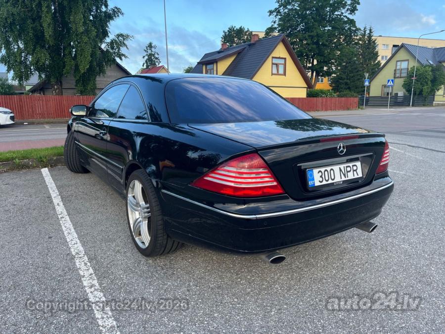 Melns Mercedes-Benz CL-Class 2003 Tallina, ar dzinēja tilpumu 5.00 L un nobraukumu 379 tūkst. km par 8850 €, foto 5 vietnē AUTOMOTO.COM.LV