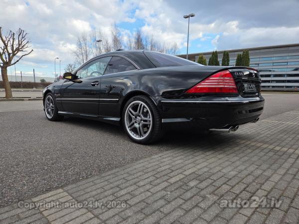 Black Mercedes-Benz CL-Class 2004 in Tallinn, with an engine capacity of 5.00 L and mileage of 131 thousand km for 35000 €, photo 3 on AUTOMOTO.COM.LV