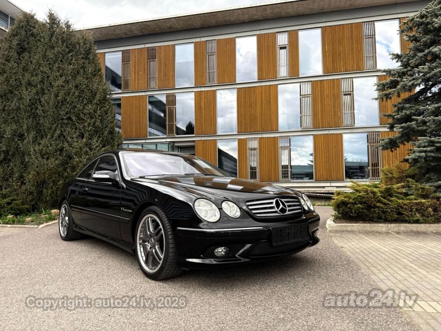 Black Mercedes-Benz CL-Class 2004 in Tallinn, with an engine capacity of 5.00 L and mileage of 131 thousand km for 35000 €, photo 23 on AUTOMOTO.COM.LV