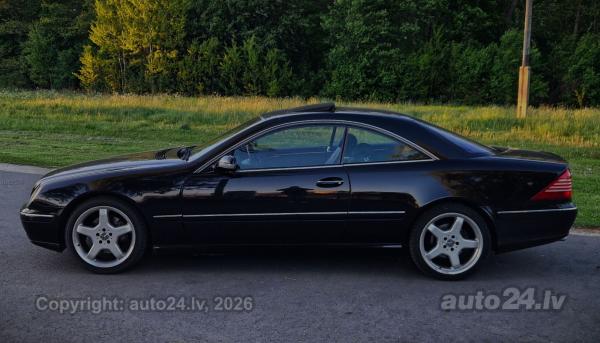 Black Mercedes-Benz CL-Class 2004 in Tallinn, with an engine capacity of 5.00 L and mileage of 285 thousand km for 6900 €, photo 2 on AUTOMOTO.COM.LV