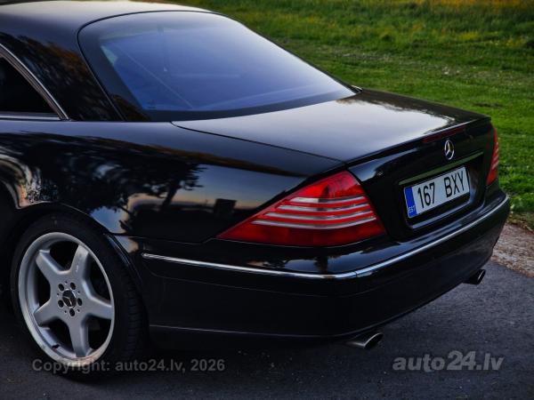 Black Mercedes-Benz CL-Class 2004 in Tallinn, with an engine capacity of 5.00 L and mileage of 285 thousand km for 6900 €, photo 4 on AUTOMOTO.COM.LV