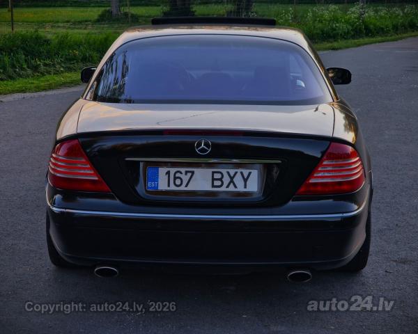 Black Mercedes-Benz CL-Class 2004 in Tallinn, with an engine capacity of 5.00 L and mileage of 285 thousand km for 6900 €, photo 5 on AUTOMOTO.COM.LV