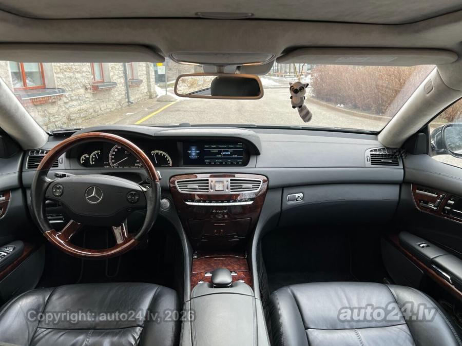 Black Mercedes-Benz CL-Class 2008 in Tallinn, with an engine capacity of 5.50 L and mileage of 300 thousand km for 13000 €, photo 8 on AUTOMOTO.COM.LV