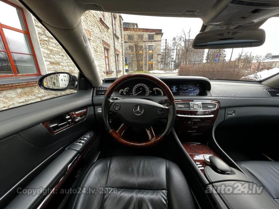 Black Mercedes-Benz CL-Class 2008 in Tallinn, with an engine capacity of 5.50 L and mileage of 300 thousand km for 13000 €, photo 9 on AUTOMOTO.COM.LV