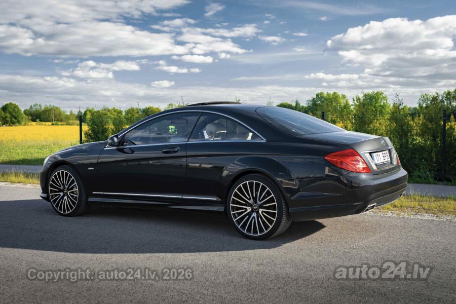 Black Mercedes-Benz CL-Class 2011 in Tallinn, with an engine capacity of 4.70 L and mileage of 245 thousand km for 17900 €, photo 5 on AUTOMOTO.COM.LV