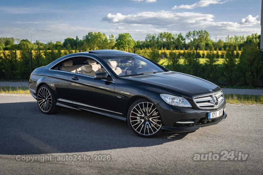 Black Mercedes-Benz CL-Class 2011 in Tallinn, with an engine capacity of 4.70 L and mileage of 245 thousand km for 17900 €, photo 8 on AUTOMOTO.COM.LV
