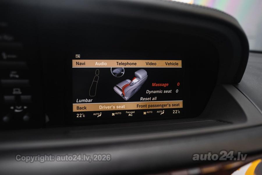 Black Mercedes-Benz CL-Class 2012 in Tallinn, with an engine capacity of 4.70 L and mileage of 248 thousand km for 21999 €, photo 31 on AUTOMOTO.COM.LV