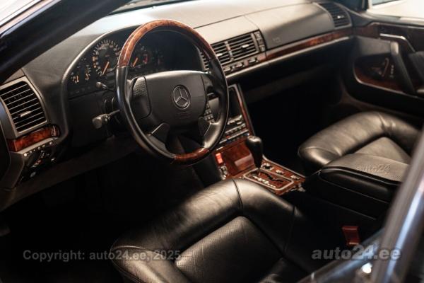Grey Mercedes-Benz CL-Class 1996 in Tallinn, with an engine capacity of 6.00 L and mileage of 85 thousand km for 28999 €, photo 11 on AUTOMOTO.COM.LV