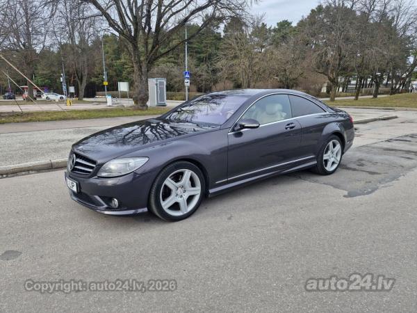 Grey Mercedes-Benz CL-Class 2009 in Tallinn, with an engine capacity of 5.50 L and mileage of 133 thousand km for 17900 €, photo 7 on AUTOMOTO.COM.LV