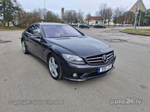 Grey Mercedes-Benz CL-Class 2009 in Tallinn, with an engine capacity of 5.50 L and mileage of 133 thousand km for 17900 €, photo 8 on AUTOMOTO.COM.LV