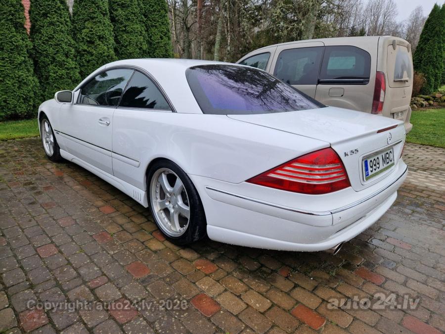 Balts Mercedes-Benz CL-Class 2000 Rapla, ar dzinēja tilpumu 5.00 L un nobraukumu 98 tūkst. km par 12800 €, foto 4 vietnē AUTOMOTO.COM.LV