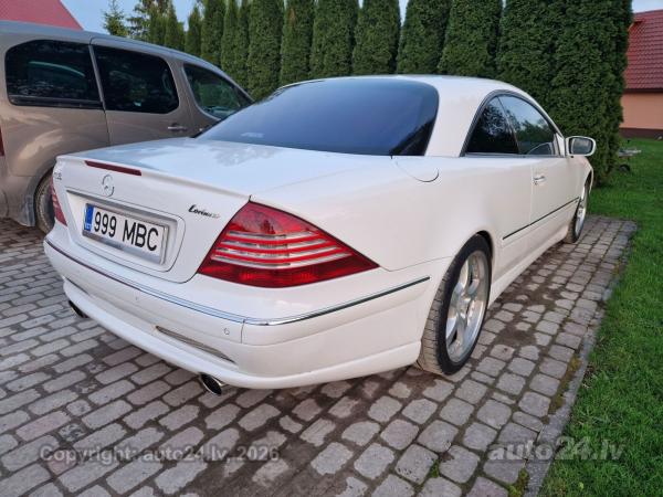 Balts Mercedes-Benz CL-Class 2000 Rapla, ar dzinēja tilpumu 5.00 L un nobraukumu 98 tūkst. km par 12800 €, foto 5 vietnē AUTOMOTO.COM.LV