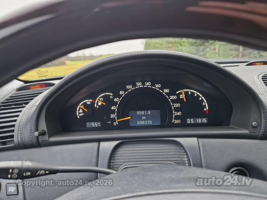 Balts Mercedes-Benz CL-Class 2000 Rapla, ar dzinēja tilpumu 5.00 L un nobraukumu 98 tūkst. km par 12800 €, foto 8 vietnē AUTOMOTO.COM.LV