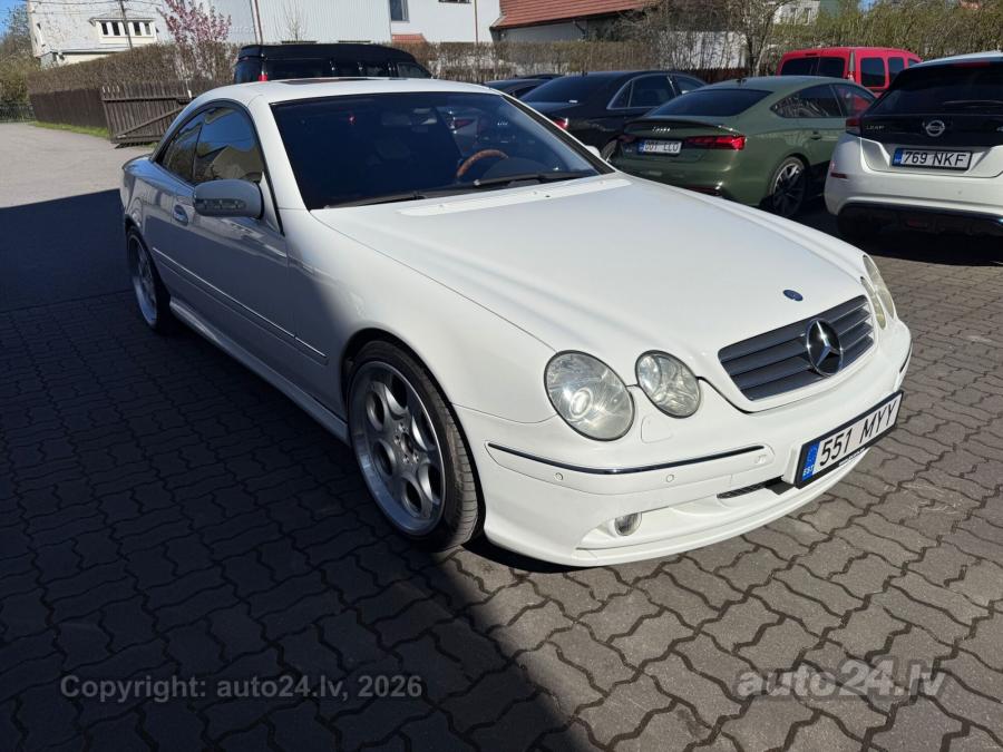 Balts Mercedes-Benz CL-Class 2002 Tallina, ar dzinēja tilpumu 5.40 L un nobraukumu 53 tūkst. km par 22500 €, foto 6 vietnē AUTOMOTO.COM.LV
