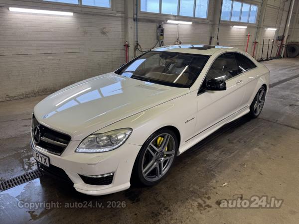 White Mercedes-Benz CL-Class 2011 in Tallinn, with an engine capacity of 5.50 L and mileage of 50 thousand km for 50000 €, photo 1 on AUTOMOTO.COM.LV