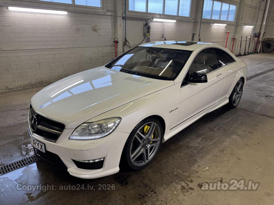 White Mercedes-Benz CL-Class 2011 in Tallinn, with an engine capacity of 5.50 L and mileage of 50 thousand km for 50000 €, photo 1 on AUTOMOTO.COM.LV