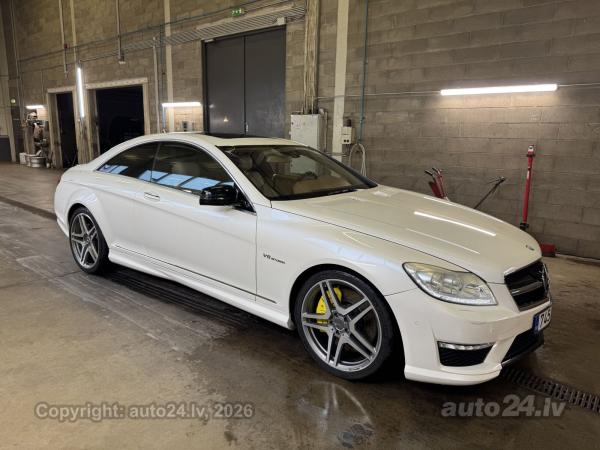 White Mercedes-Benz CL-Class 2011 in Tallinn, with an engine capacity of 5.50 L and mileage of 50 thousand km for 50000 €, photo 2 on AUTOMOTO.COM.LV
