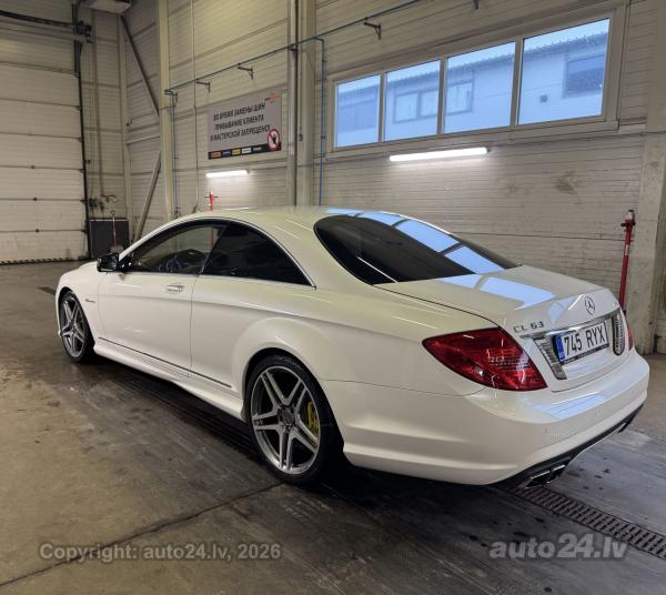 White Mercedes-Benz CL-Class 2011 in Tallinn, with an engine capacity of 5.50 L and mileage of 50 thousand km for 50000 €, photo 7 on AUTOMOTO.COM.LV