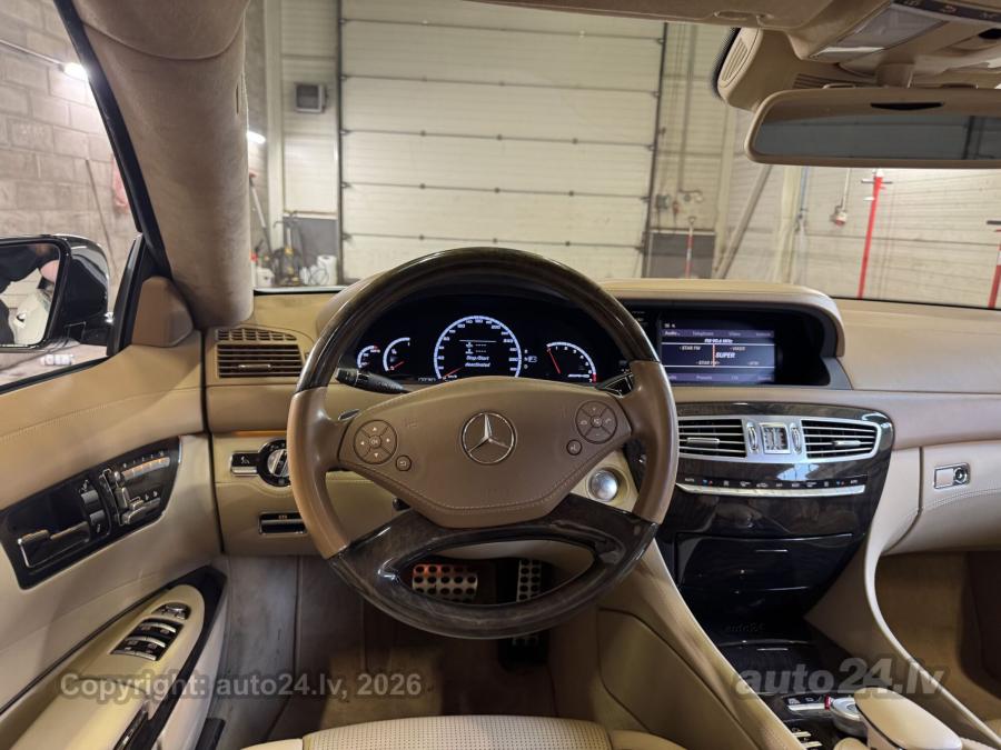 White Mercedes-Benz CL-Class 2011 in Tallinn, with an engine capacity of 5.50 L and mileage of 50 thousand km for 50000 €, photo 14 on AUTOMOTO.COM.LV