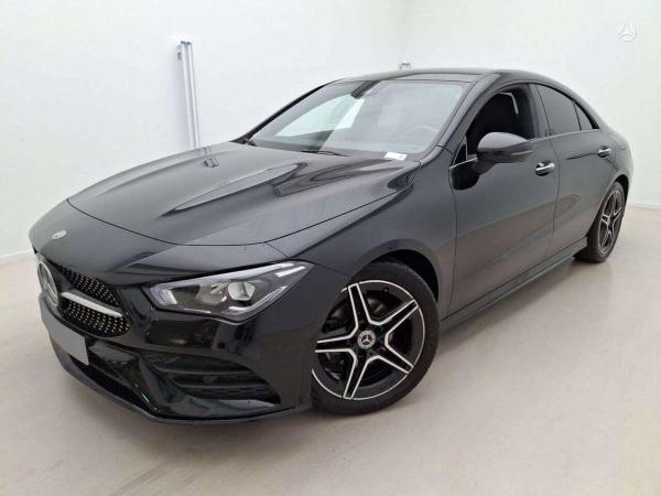 Melns Mercedes-Benz CLA 180 2022 Viļņa, ar dzinēja tilpumu 1.33 L un nobraukumu 91 tūkst. km par 27225 €, foto 1 vietnē AUTOMOTO.COM.LV