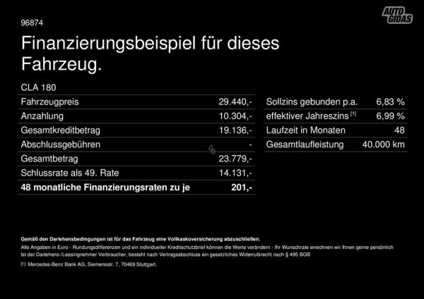 Melns Mercedes-Benz CLA 180 2024 Kauņa, ar dzinēja tilpumu 1.30 L un nobraukumu 12 tūkst. km par 32633 €, foto 2 vietnē AUTOMOTO.COM.LV