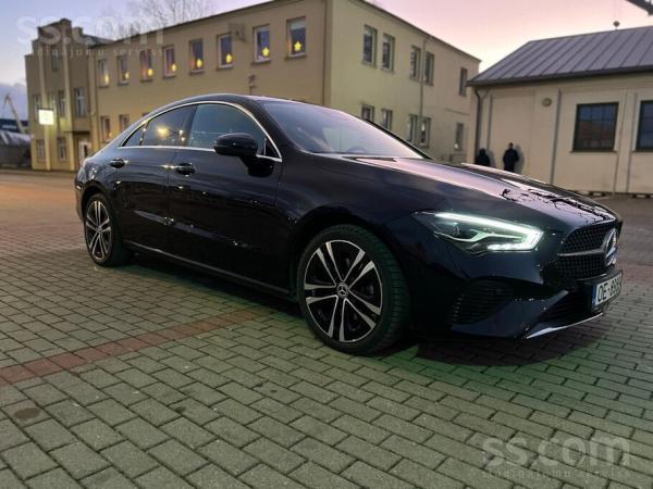 Black Mercedes-Benz CLA 180 2024 in Liepaja, with an engine capacity of 1.30 L and mileage of 37 thousand km for 27500 €, photo 2 on AUTOMOTO.COM.LV