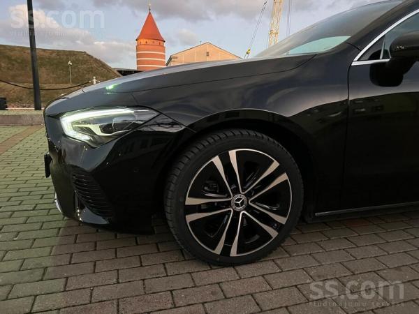 Black Mercedes-Benz CLA 180 2024 in Liepaja, with an engine capacity of 1.30 L and mileage of 37 thousand km for 27500 €, photo 6 on AUTOMOTO.COM.LV