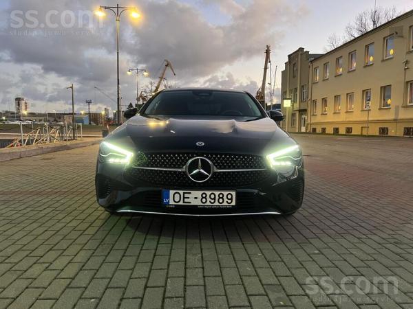 Black Mercedes-Benz CLA 180 2024 in Liepaja, with an engine capacity of 1.30 L and mileage of 37 thousand km for 27500 €, photo 7 on AUTOMOTO.COM.LV