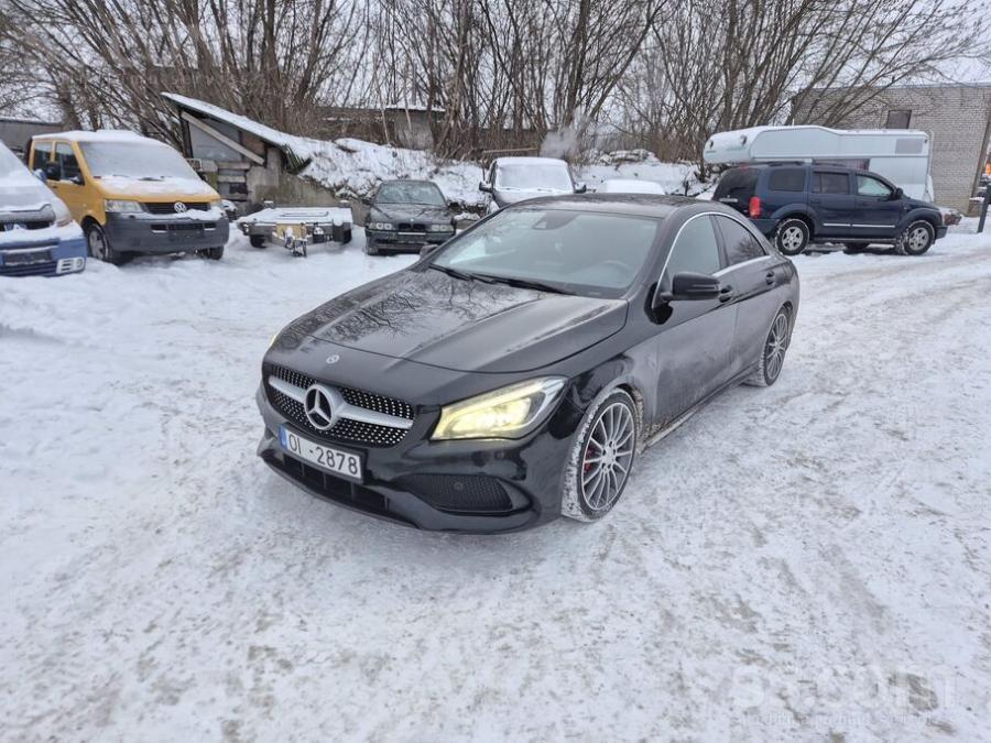 Melns Mercedes-Benz CLA 180 2017 Rīga, ar dzinēja tilpumu 1.60 L un nobraukumu 187 tūkst. km par 16990 €, foto 1 vietnē AUTOMOTO.COM.LV