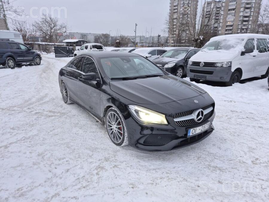 Melns Mercedes-Benz CLA 180 2017 Rīga, ar dzinēja tilpumu 1.60 L un nobraukumu 187 tūkst. km par 16990 €, foto 2 vietnē AUTOMOTO.COM.LV
