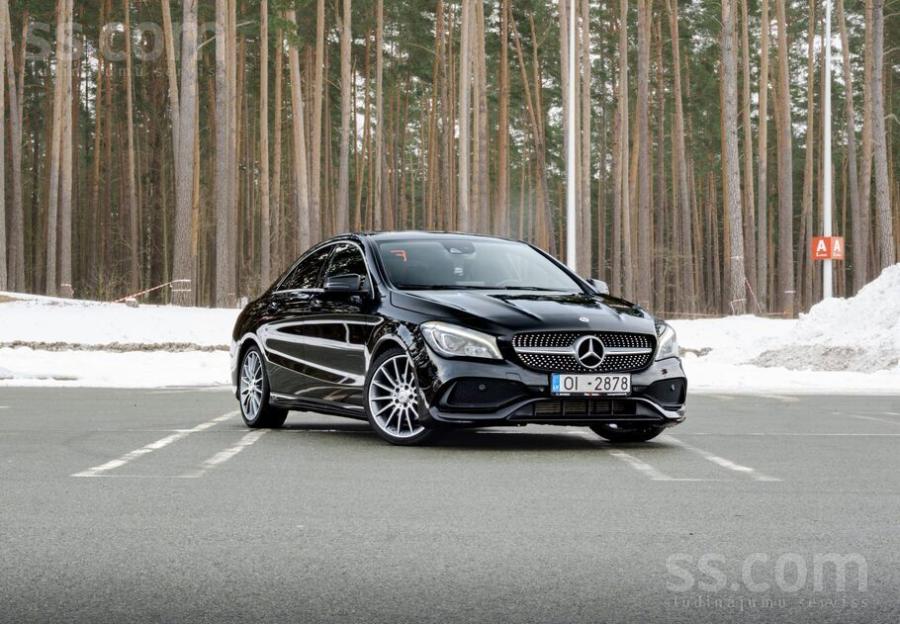 Melns Mercedes-Benz CLA 180 2017 Rīga, ar dzinēja tilpumu 1.60 L un nobraukumu 187 tūkst. km par 16990 €, foto 2 vietnē AUTOMOTO.COM.LV