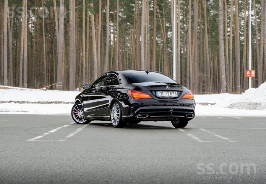 Melns Mercedes-Benz CLA 180 2017 Rīga, ar dzinēja tilpumu 1.60 L un nobraukumu 187 tūkst. km par 16990 €, foto 8 vietnē AUTOMOTO.COM.LV