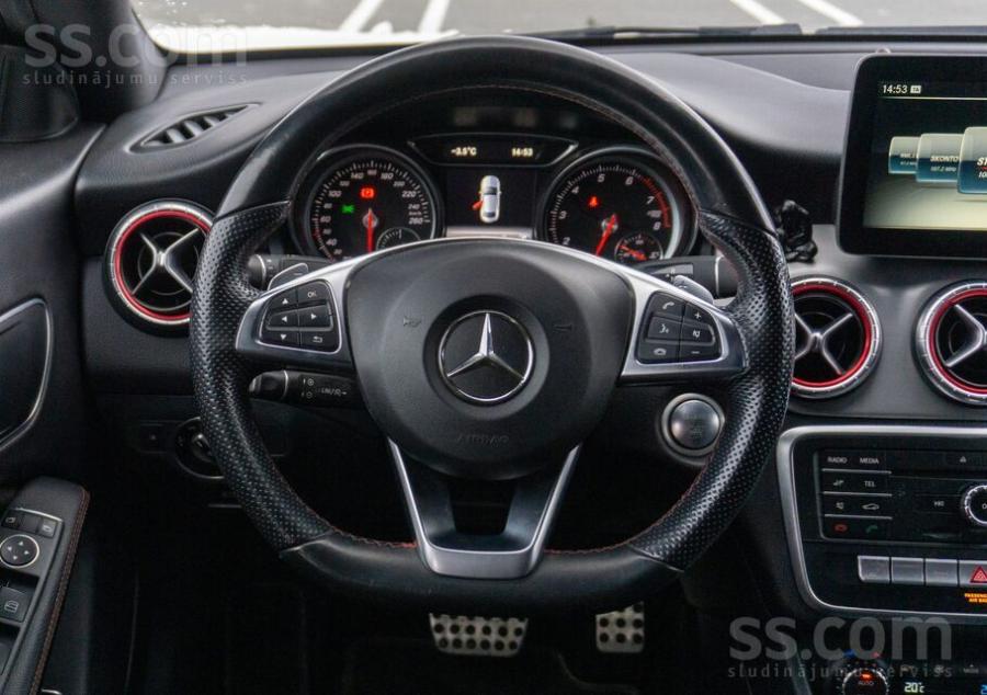 Melns Mercedes-Benz CLA 180 2017 Rīga, ar dzinēja tilpumu 1.60 L un nobraukumu 187 tūkst. km par 16990 €, foto 14 vietnē AUTOMOTO.COM.LV