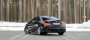 Black Mercedes-Benz CLA 180 2017 in Saldus, with an engine capacity of 1.60 L and mileage of 191 thousand km for 15200 €, photo  on AUTOMOTO.COM.LV