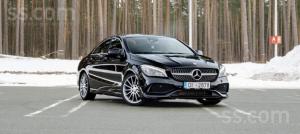 Black Mercedes-Benz CLA 180 2017 in Saldus, with an engine capacity of 1.60 L and mileage of 191 thousand km for 15200 €, photo 5 on AUTOMOTO.COM.LV
