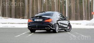 Black Mercedes-Benz CLA 180 2017 in Saldus, with an engine capacity of 1.60 L and mileage of 191 thousand km for 15200 €, photo 7 on AUTOMOTO.COM.LV