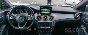 Black Mercedes-Benz CLA 180 2017 in Saldus, with an engine capacity of 1.60 L and mileage of 191 thousand km for 15200 €, photo 11 on AUTOMOTO.COM.LV